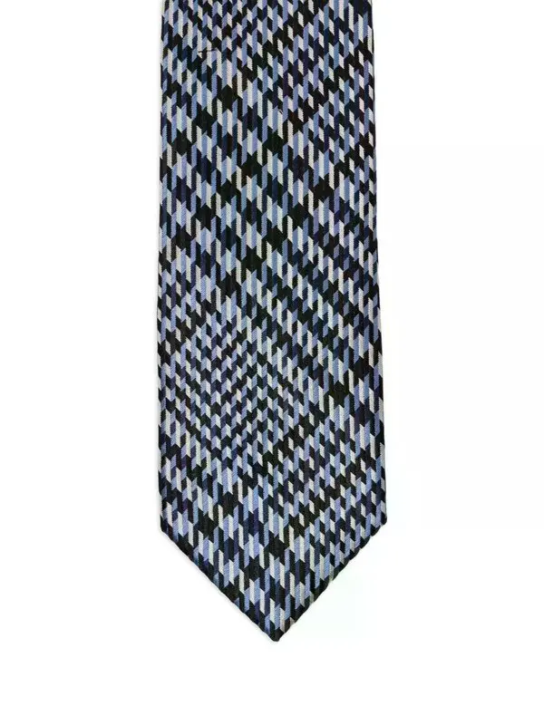 TOM FORD Patterned Neck Tie - Blue