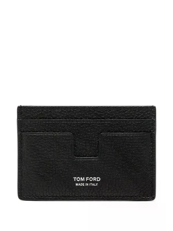 TOM FORD Leather Cardholder - Black