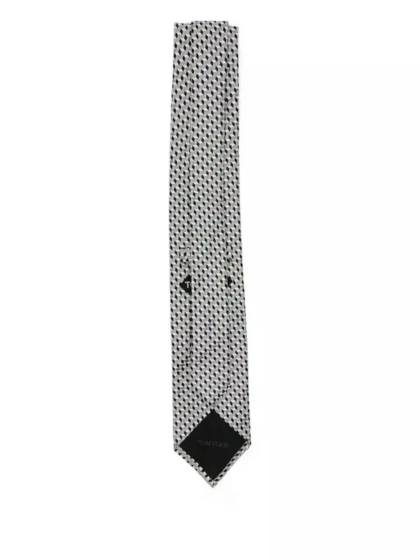 TOM FORD Silk Neck Tie - Neutrals