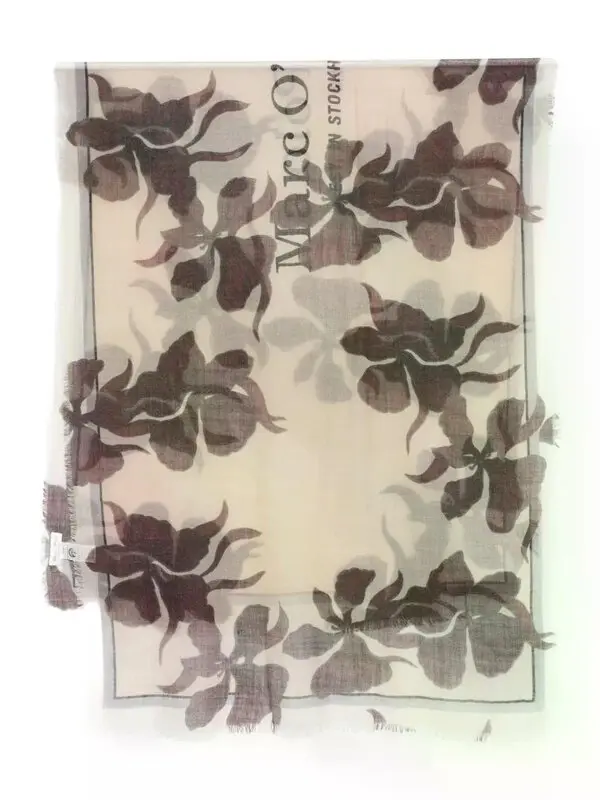 Marc O'polo Floral Scarf - Neutrals