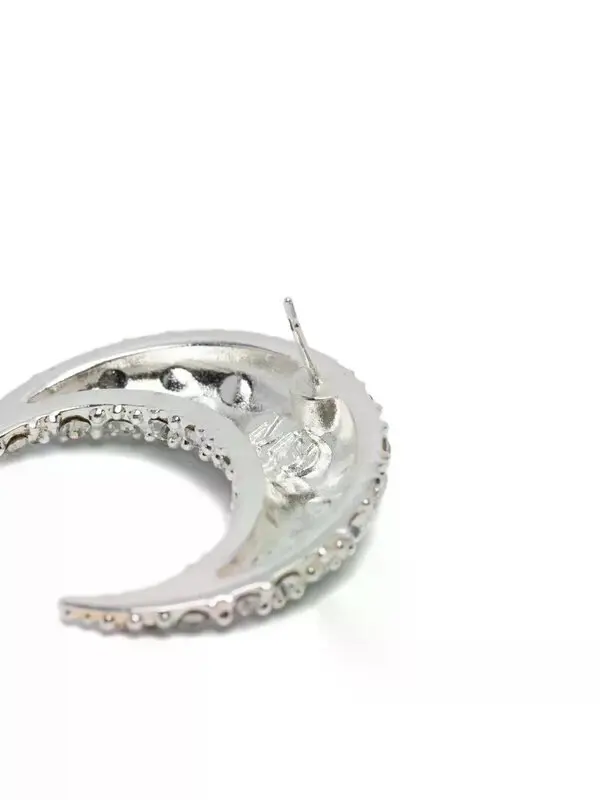 MARINE SERRE Moon Design Single Earring - Silver