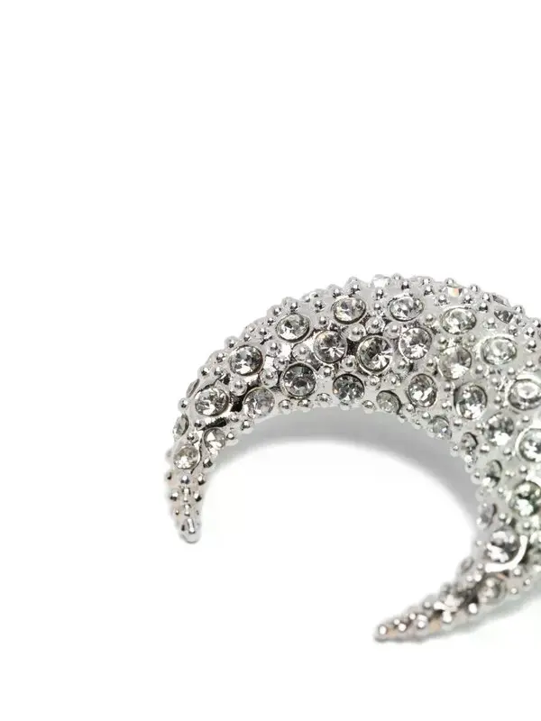 MARINE SERRE Moon Design Single Earring - Silver