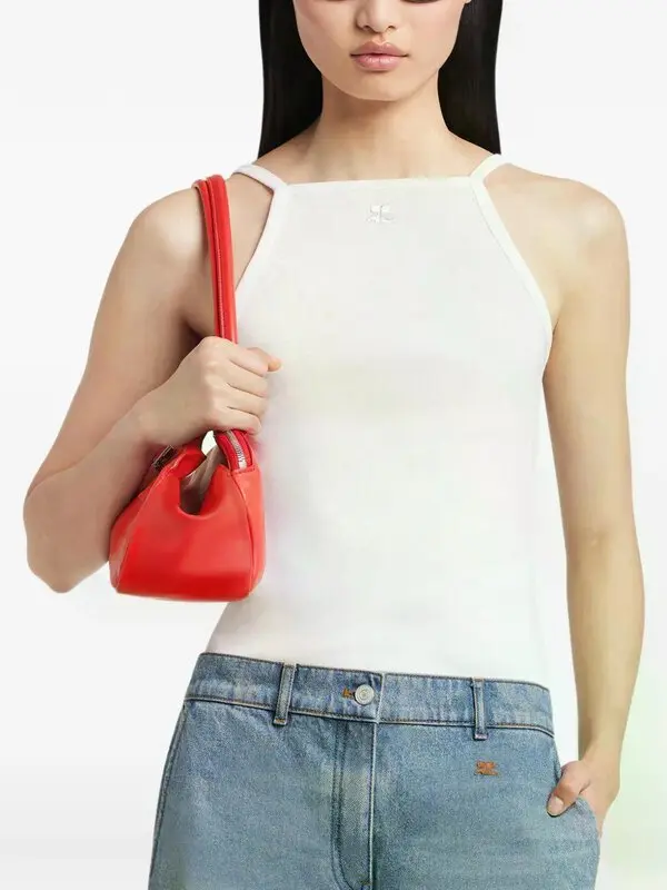 COURREGES Logo Tank Top