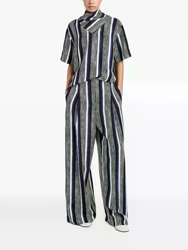 Proenza Schouler Striped Top - Black
