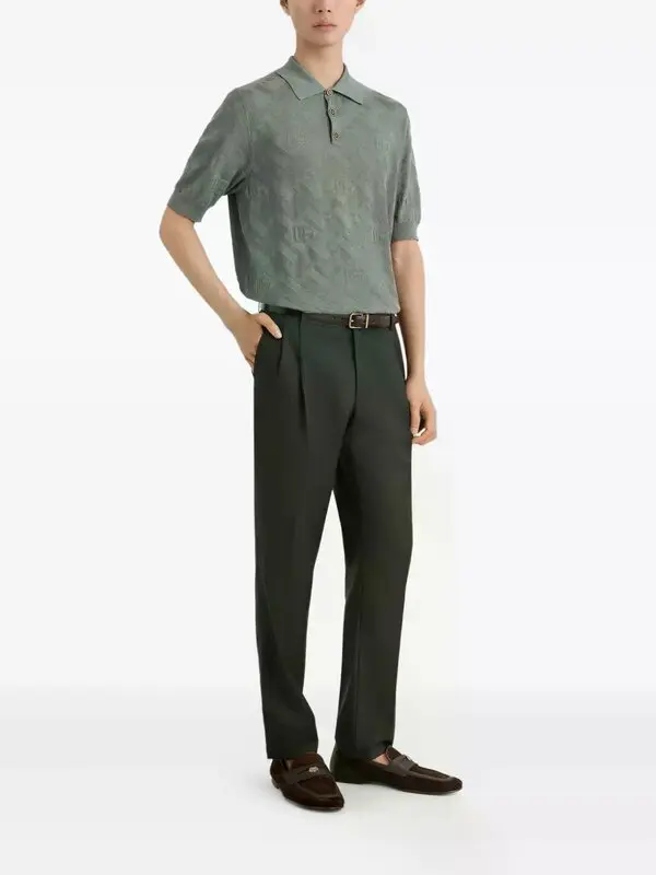 Dolce & Gabbana Button-fastening Polo Shirt - Grey