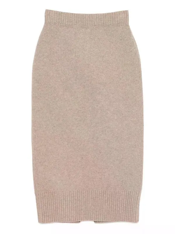 TELA Wool Midi Skirt