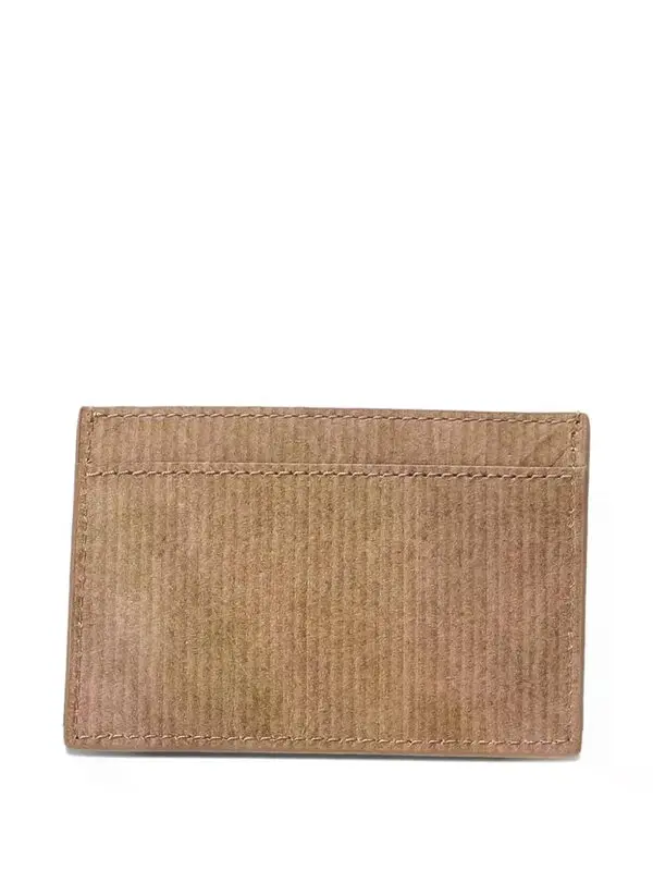 Kenzo Ribbed-texture Leather Card Holder