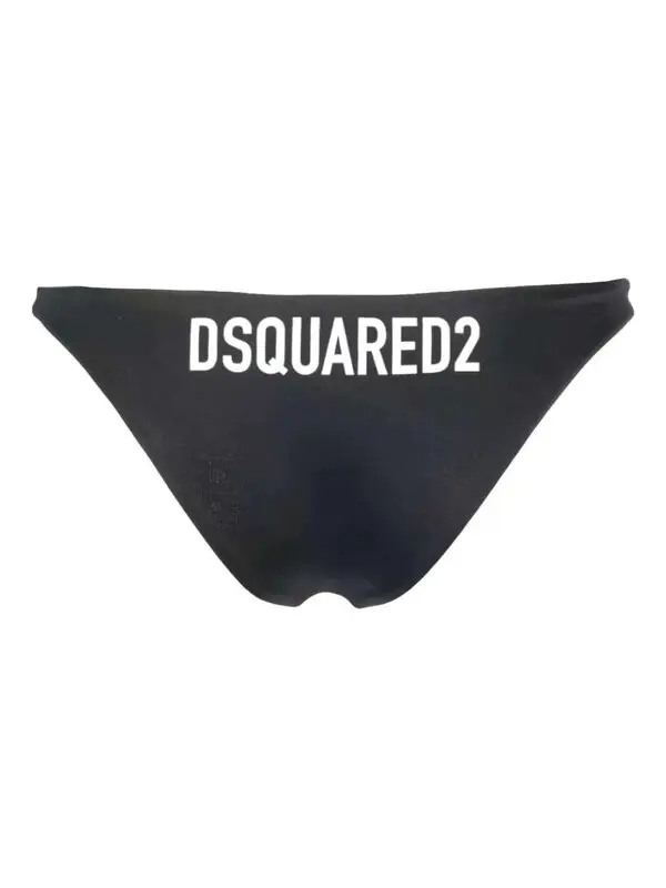 Dsquared2 Logo Bikini Bottoms - Black