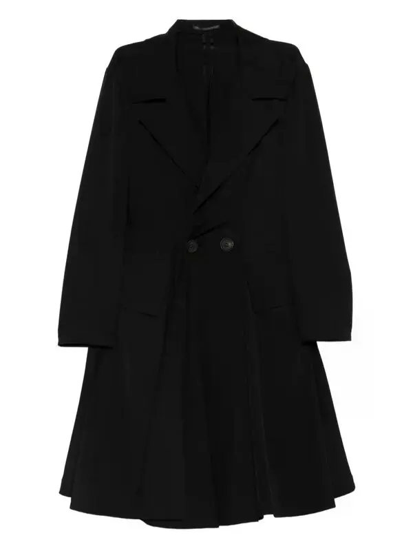 Yohji Yamamoto Notched-lapel Coat