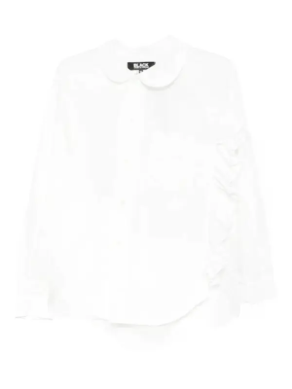 BLACK COMME DES GARÇONS Asymmetric Ruffled Shirt