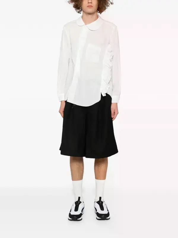 BLACK COMME DES GARÇONS Asymmetric Ruffled Shirt