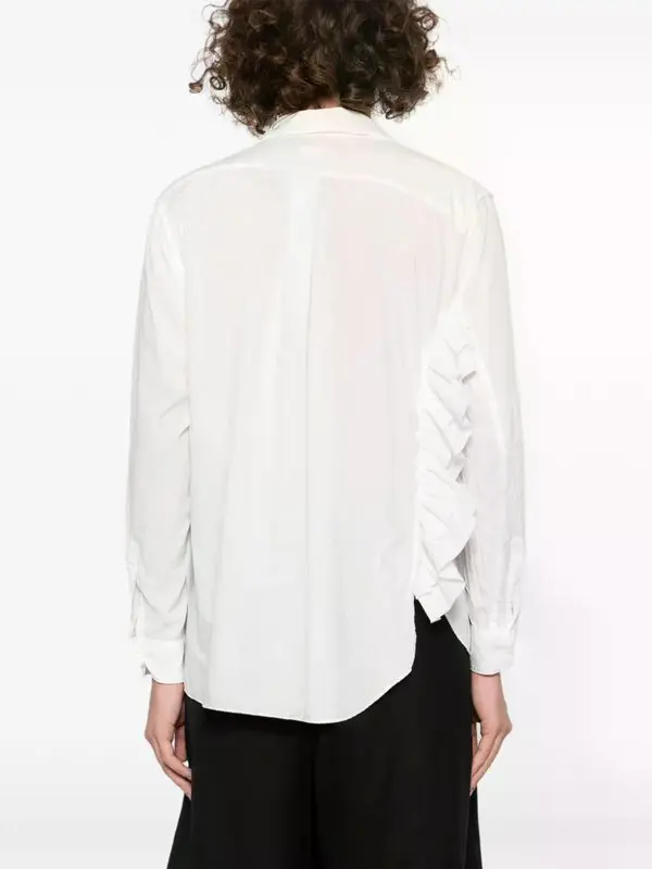 BLACK COMME DES GARÇONS Asymmetric Ruffled Shirt