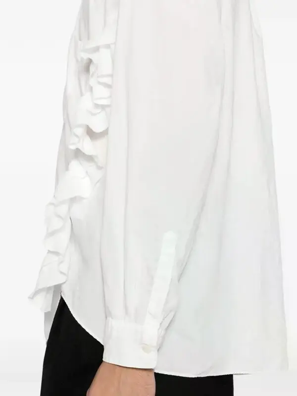 BLACK COMME DES GARÇONS Asymmetric Ruffled Shirt