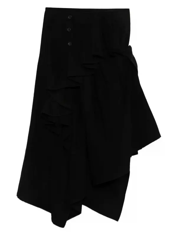 Yohji Yamamoto Ruffled Skirt
