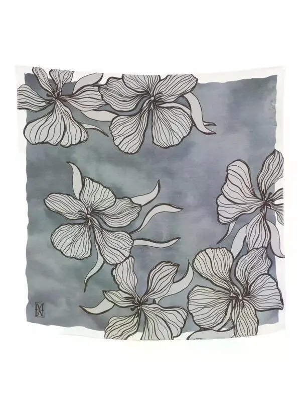 Marc O'polo Floral Scarf - Grey