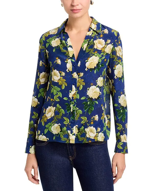 Alice + Olivia Eloise Blouse - Twilight Eden