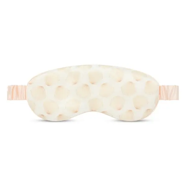 Gingerlily X Memo Press Seashells Silk Travel Eye Mask