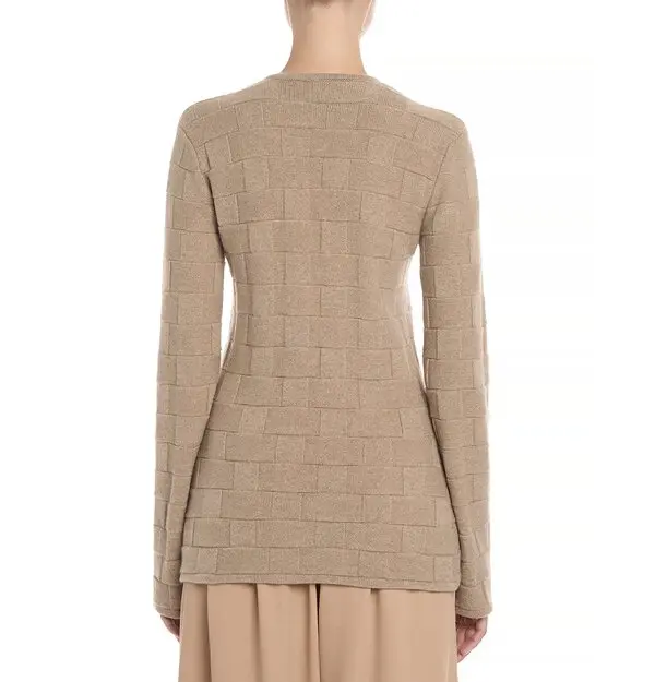 Tove Uma Knitted Jacket - Wheat