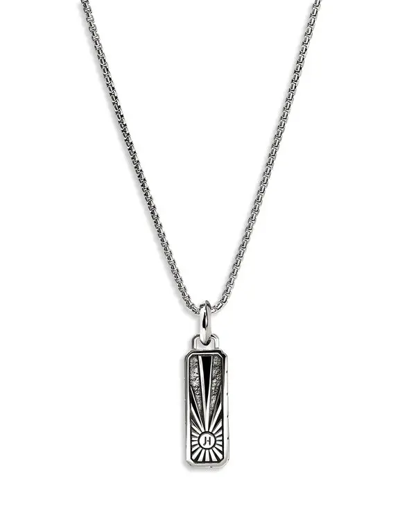 John Hardy Modern Talisman Tiger Eye Pendant Necklace - Silver