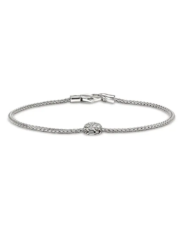 John Hardy Essentials Pave Bracelet - Silver