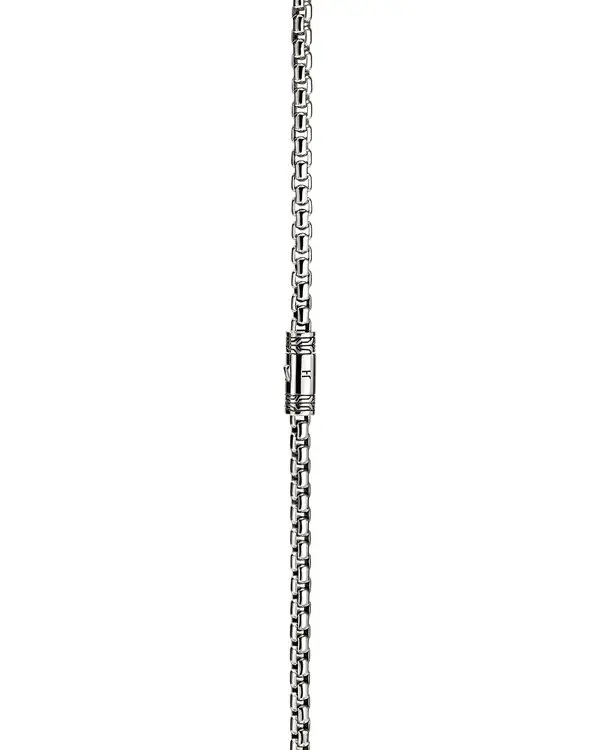 John Hardy Sterling Box Chain Necklace