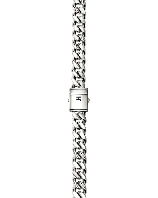 John Hardy Chain Curb Link Necklace - Silver