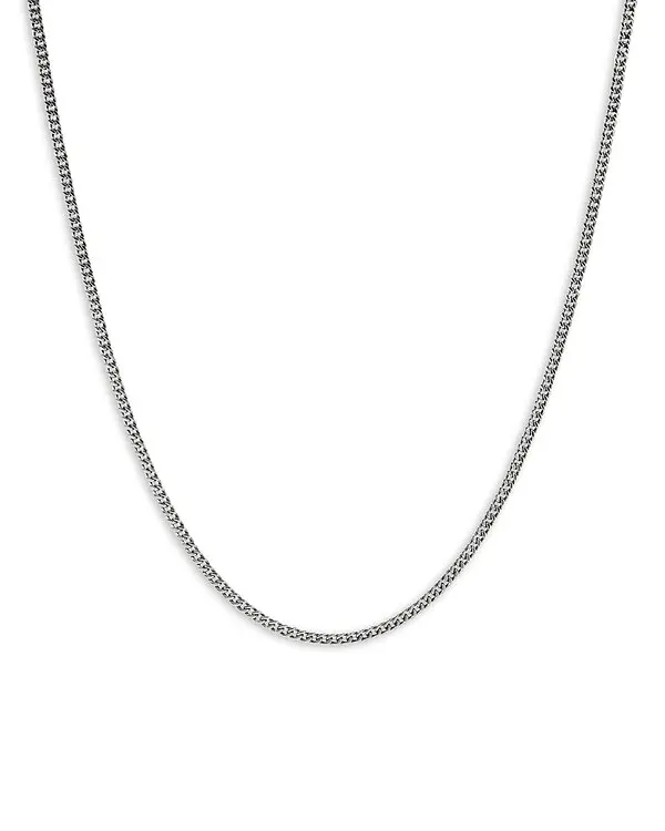 John Hardy Sterling Curb Chain Necklace - Silver