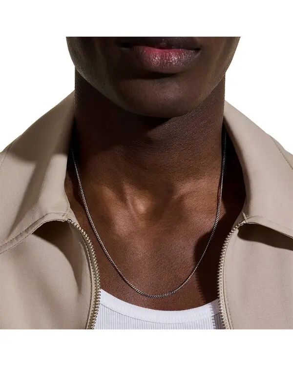 John Hardy Sterling Curb Chain Necklace