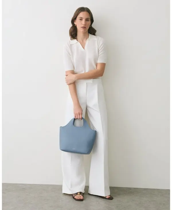Cuyana Small System Zipper Tote - Azure