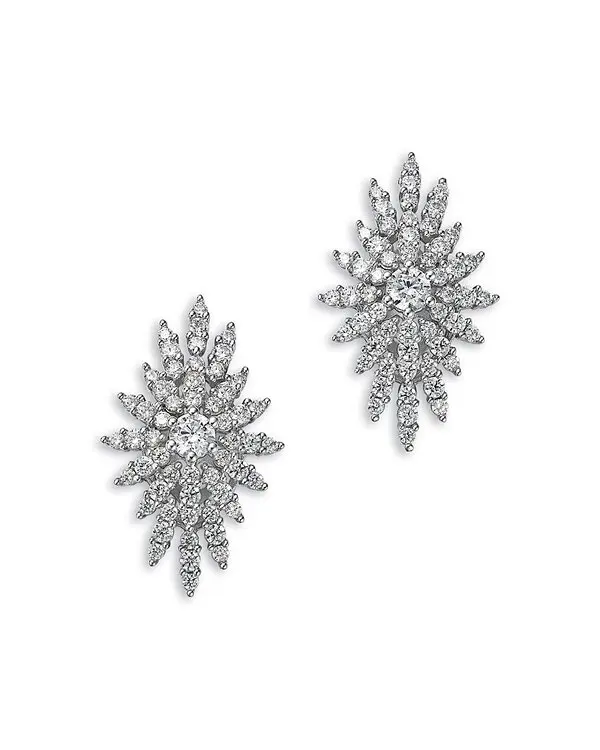 Bloomingdale'S 14k Diamond Stud Earrings 1.5 Tcw - White Gold