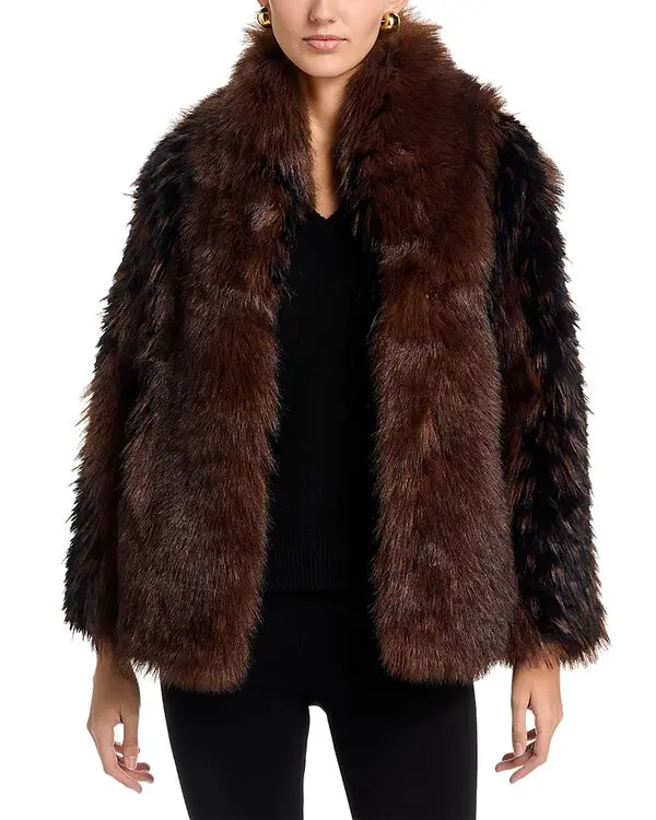 Love Token Faux Fur Jacket