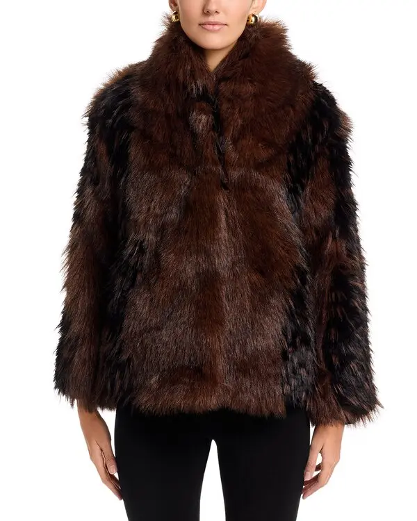 Love Token Faux Fur Jacket