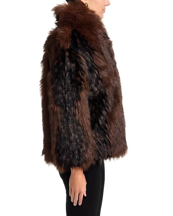 Love Token Faux Fur Jacket