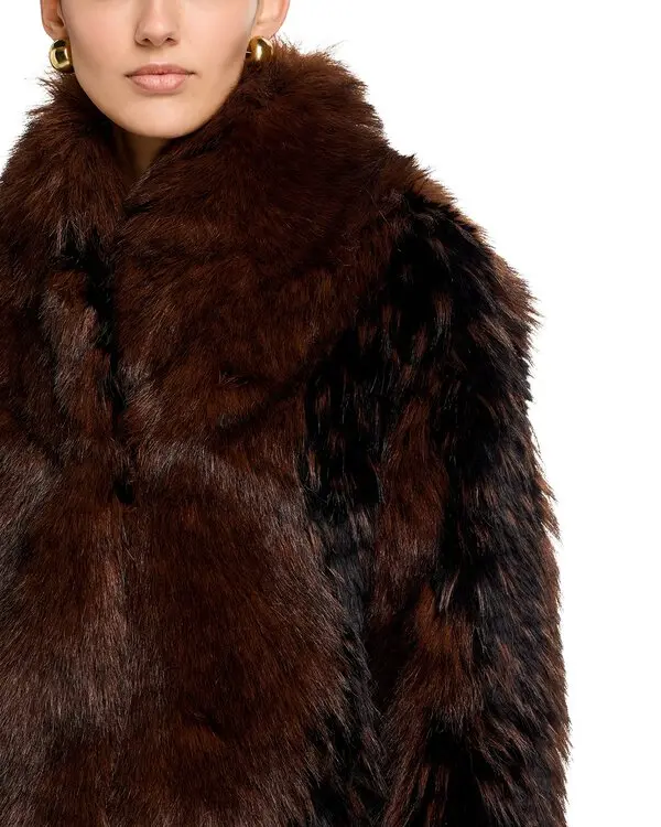 Love Token Faux Fur Jacket