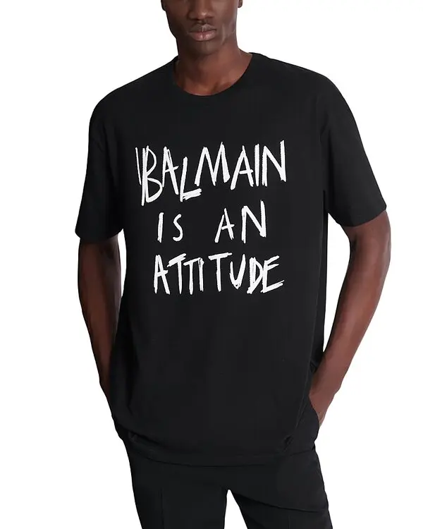 Balmain Logo Graphic Tee
