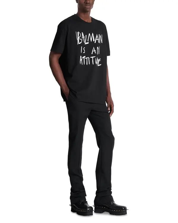 Balmain Logo Graphic Tee