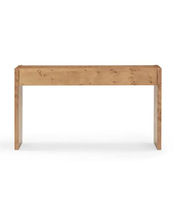 TOV FURNITURE Brandyss Burl Console Table - Honey