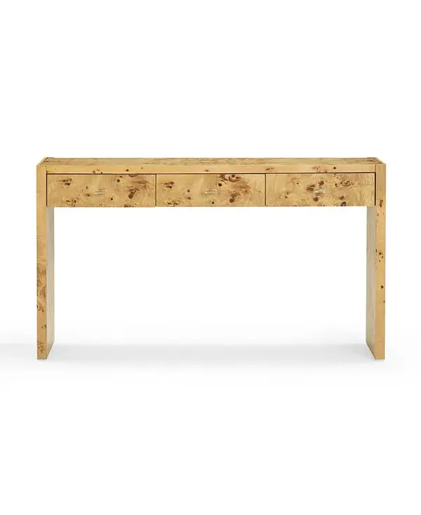 TOV FURNITURE Brandyss Burl Console Table - Natural