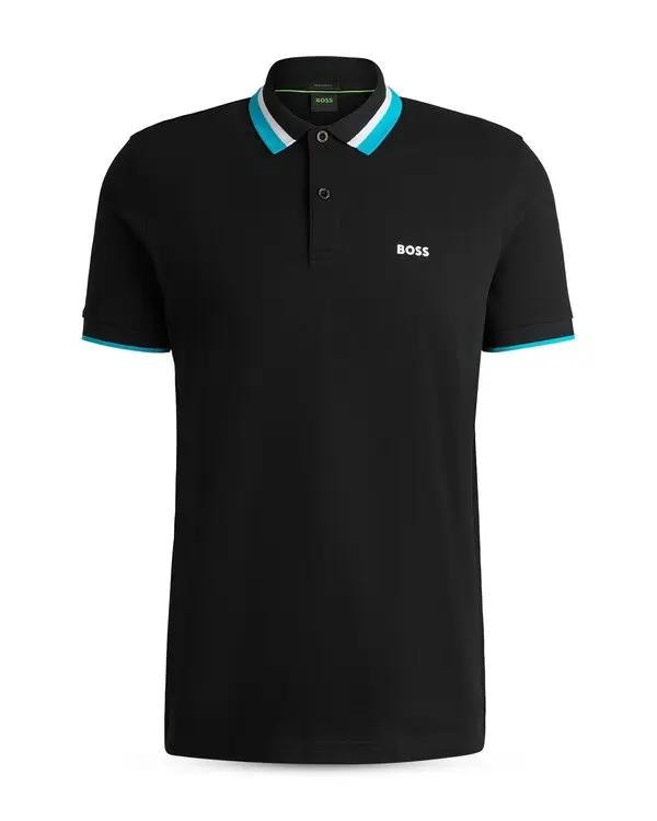 BOSS Paddy Ap Heritage Polo - Black