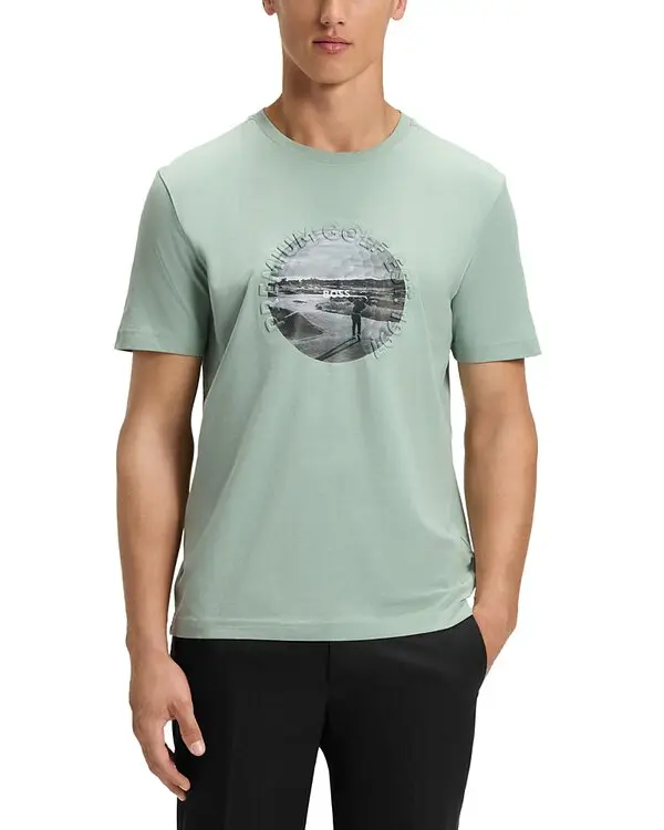 BOSS Graphic Heritage Tee - Open Green