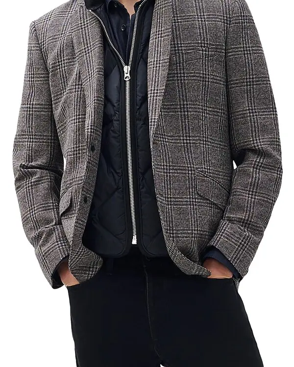 Rag & Bone Butler Plaid Blazer - Brown Plaid