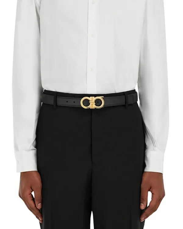 FERRAGAMO Leather Belt - Nero