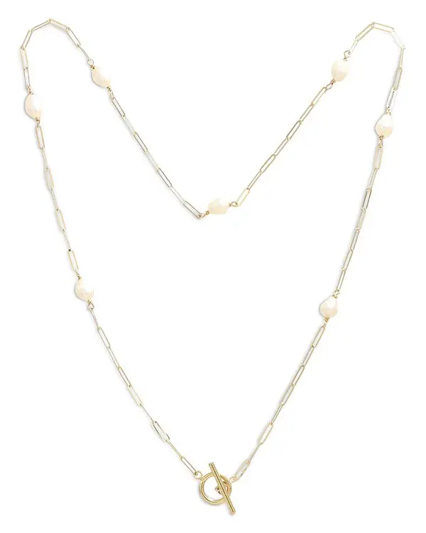 Bloomingdale'S Fine Collection 14k Yellow Mother Of Pearl Necklace - Gold