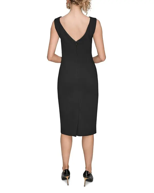 sachin and babi light blue dress Donna Karan New York Scuba Crepe Twill Dress