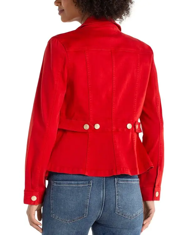 LIVERPOOL Peplum Jacket - Red