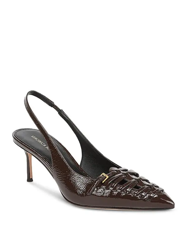 Veronica Beard Rashida Slingback Pumps - Mocha