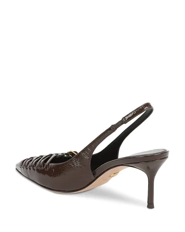 Veronica Beard Rashida Slingback Pumps - Mocha