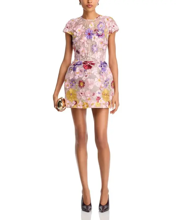 BRONX AND BRONCO Jasmine Cap Sleeve Mini Dress
