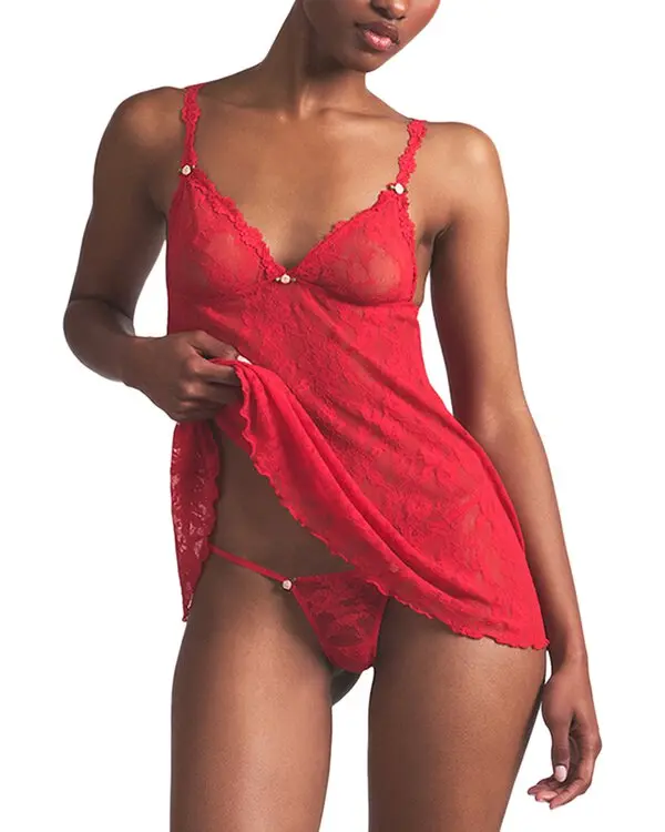 SKIMS Stretch Lace Slip Set
