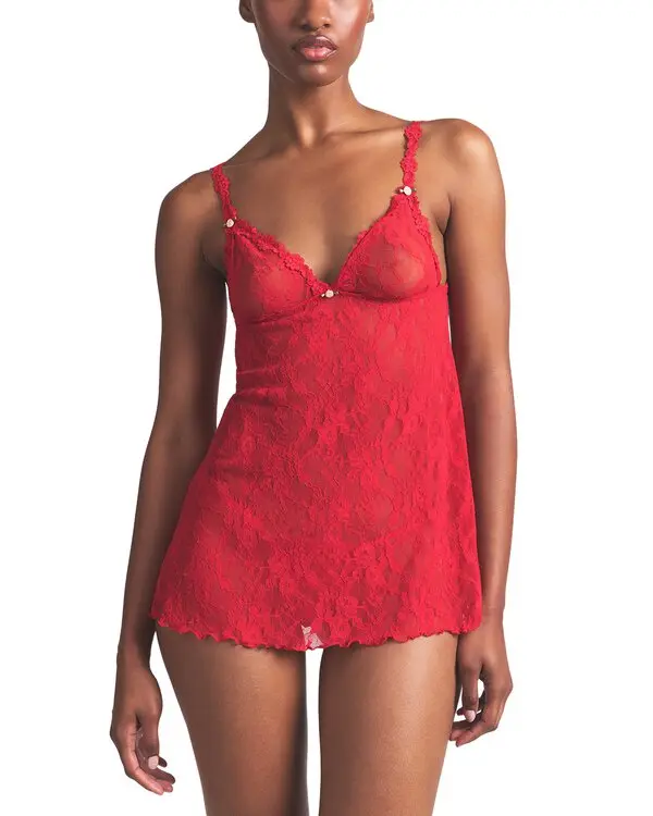 SKIMS Stretch Lace Slip Set